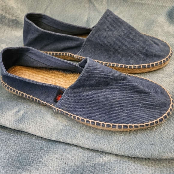 Faherty | Shoes | Faherty Womens Indigo Blue Espadrilles Size 39 Euro ...